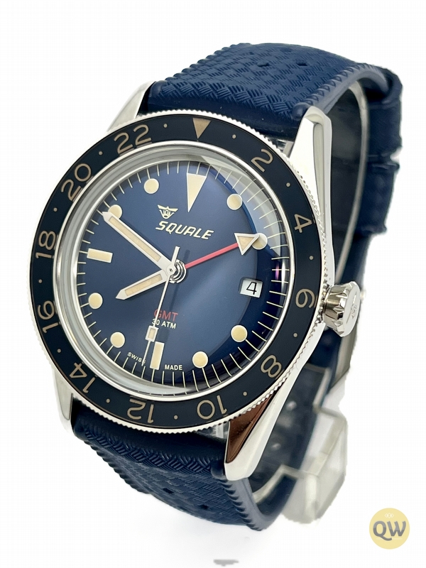 Squale Sub 39 GMT Blue Vintage Bracelet and Tropic