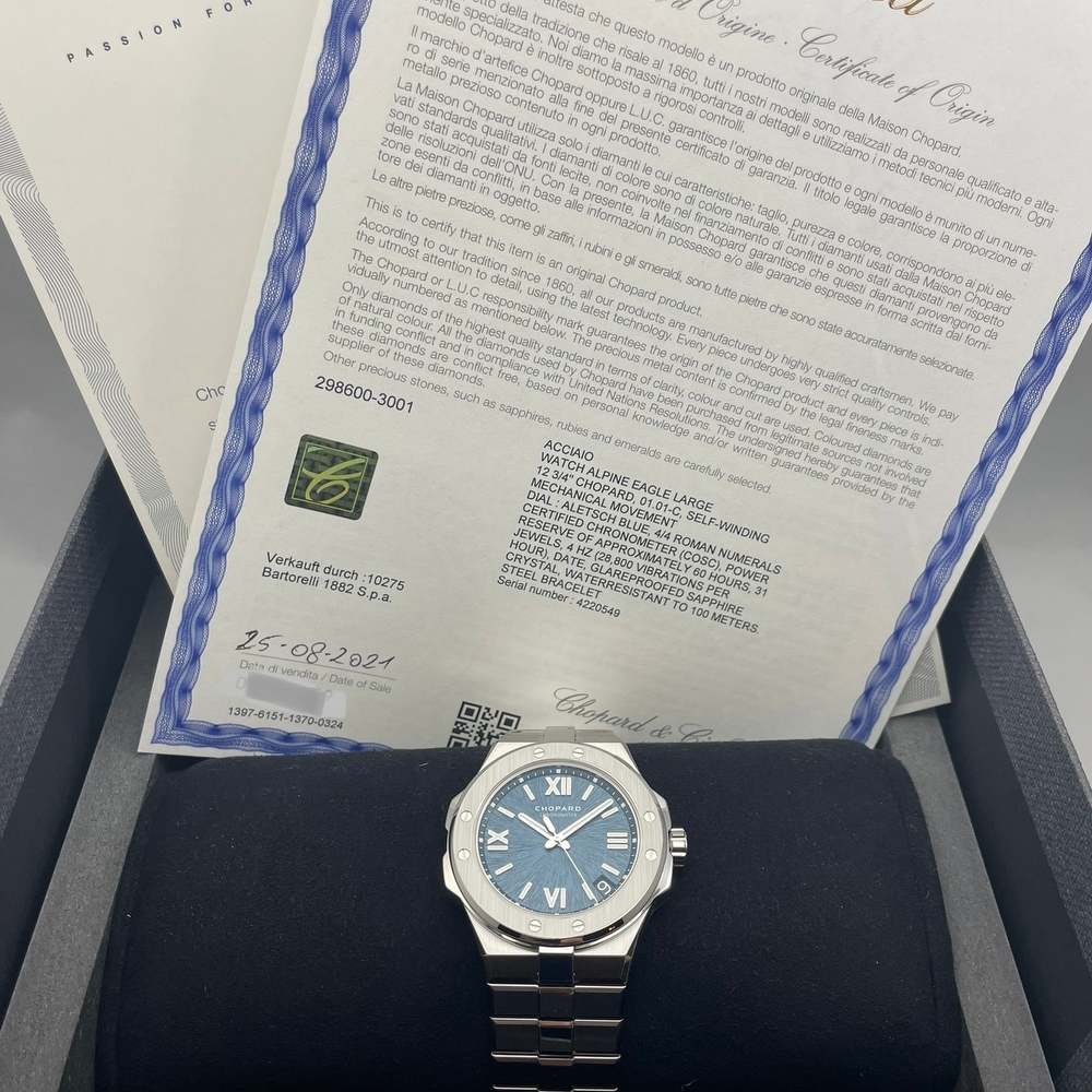 Chopard Alpine Eagle Large Blue dial